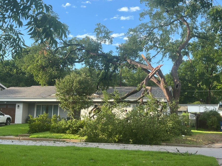 NWS survey team confirms long-track microburst hit Austin metro