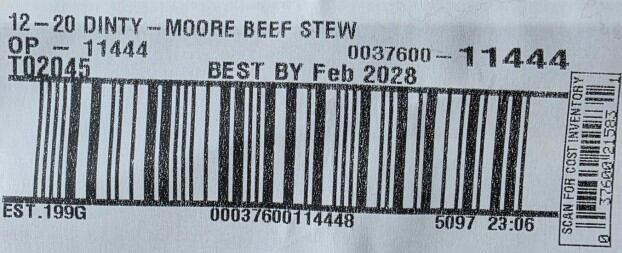 Hormel recalls more than 200K pounds of canned beef stew