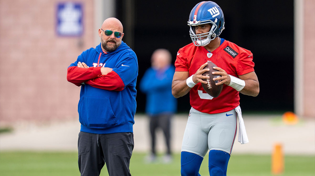 Giants’ Cam Skattebo went from Russell Wilson hater to sharing a locker ...