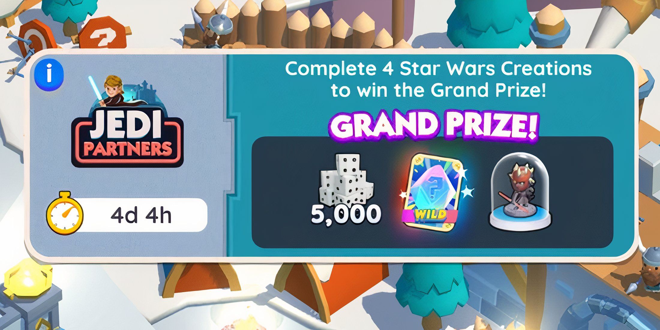 Monopoly GO: Jedi Partners Rewards And Milestones