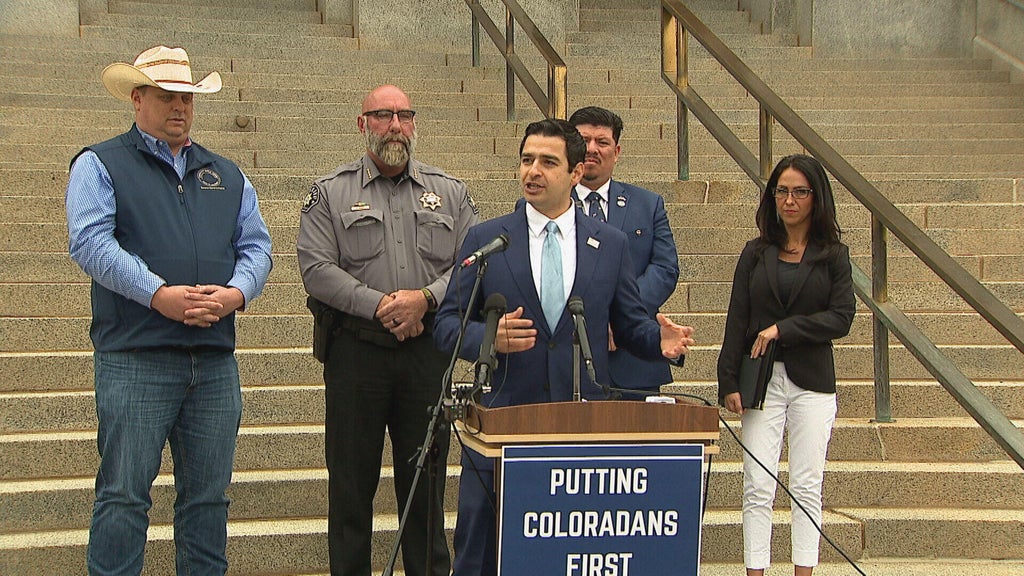 Protesters rally at Colorado Republican press conference, shout over ...