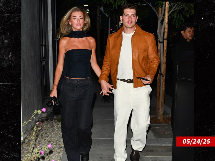 Gregg Sulkin Enjoys Shirtless Hike With Model Girlfriend Freya Tidy