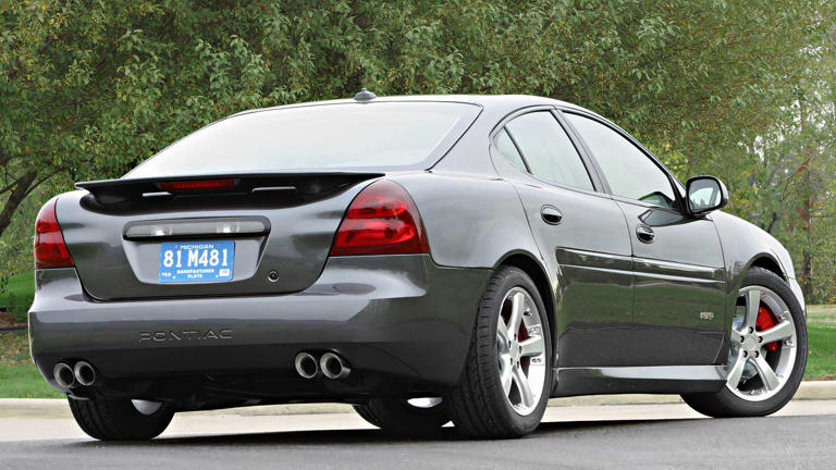 Pontiac put a 300-HP V8 in the front of the humble Grand Prix