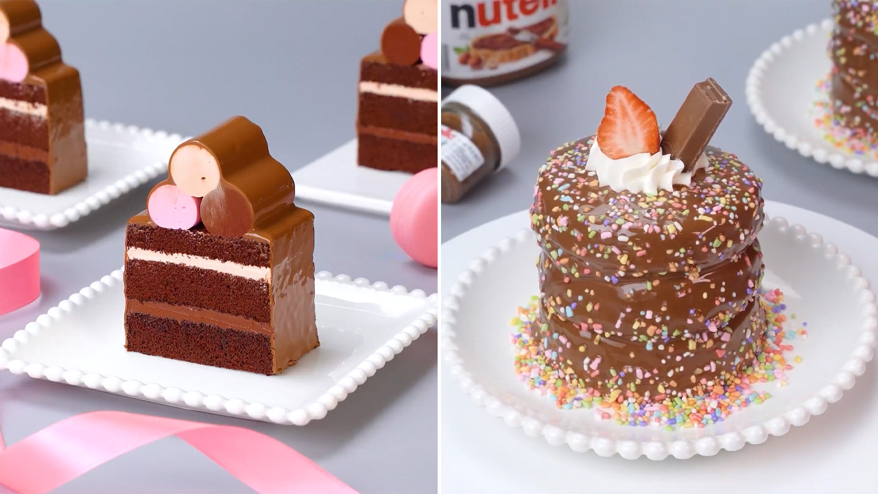 Elegant Mousse Cake Slice vs Sprinkle Choco Stack – Which One Would You ...