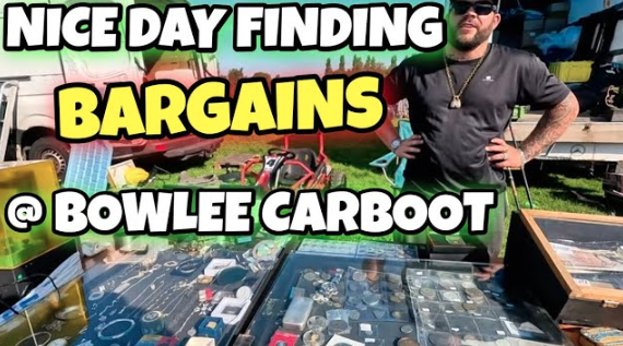 Bowlee Car boot sale UK let's go on a BARGAIN HUNT