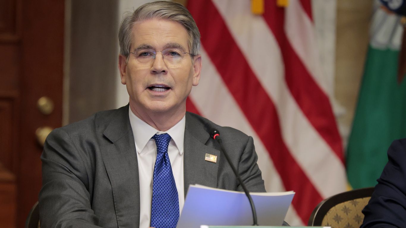 Treasury Secretary Scott Bessent says U.S.-China trade talks are "a bit ...