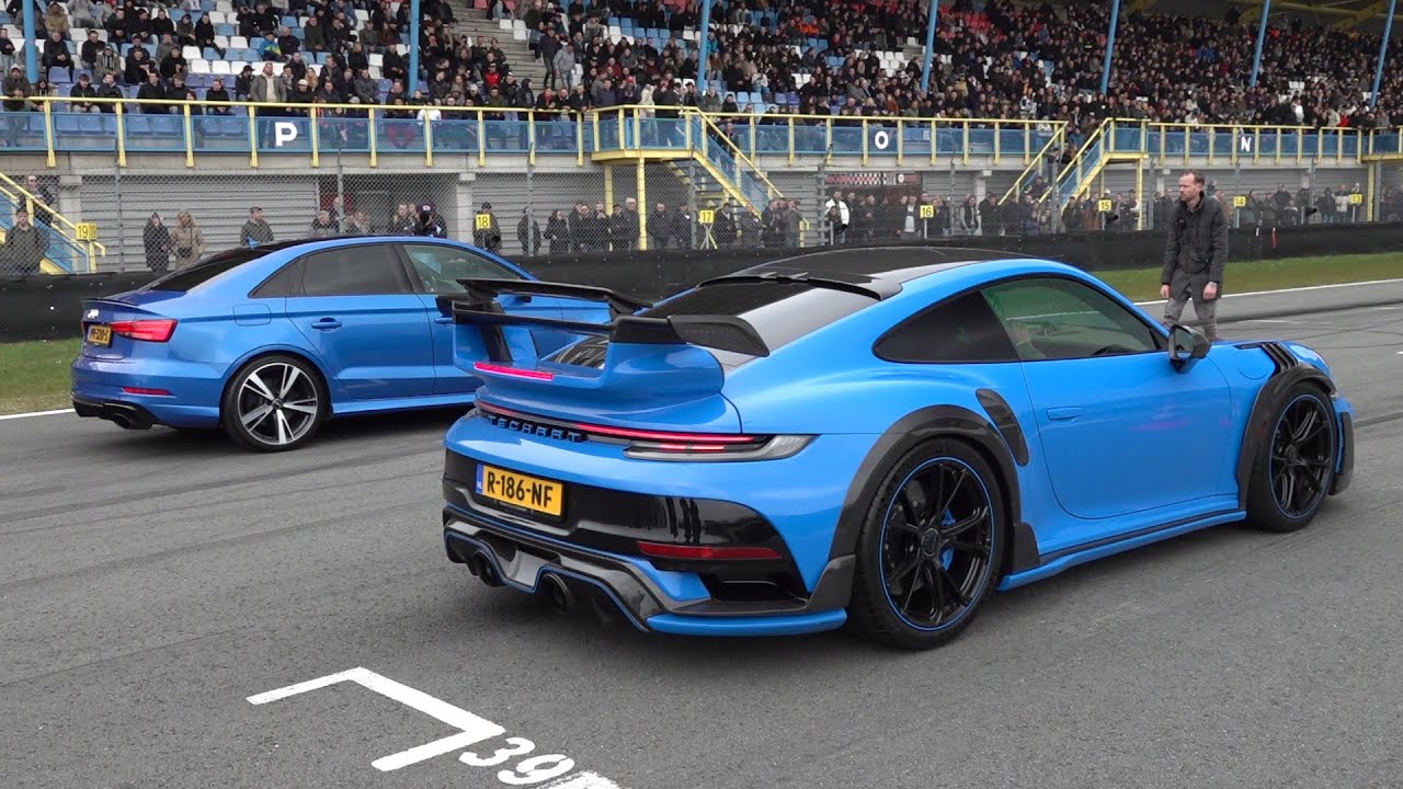Supercars Drag Racing! TechArt GT Street R, RS3, BRABUS 800 E63S & More!