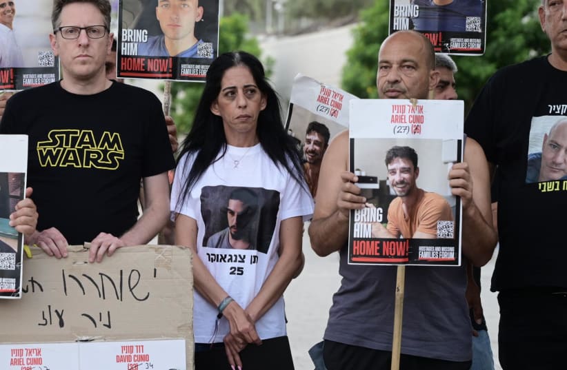 Don't hijack hostage marches for other political causes, writes Einav ...