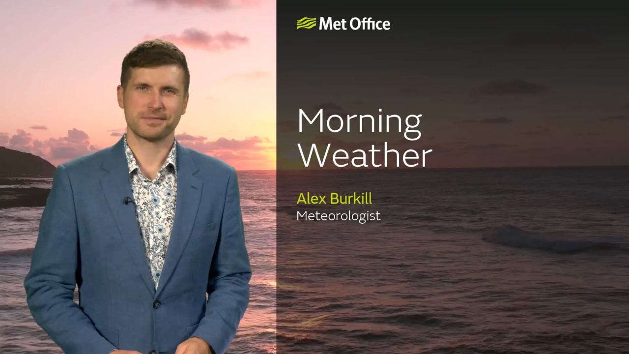 Met Office Friday morning weather forecast 30/05/2025