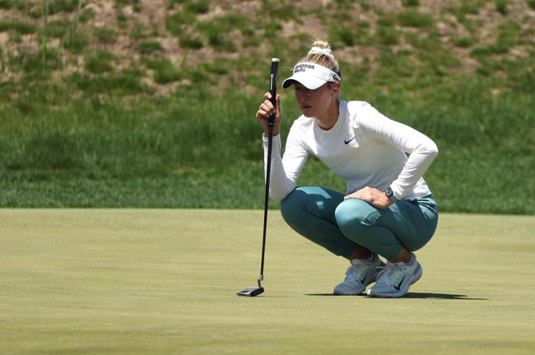 Charley Hull makes point at Women's U.S. Open after Nelly Korda prediction
