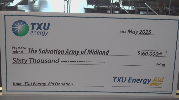 TXU Energy donates $60K to help Midland residents with electric bills