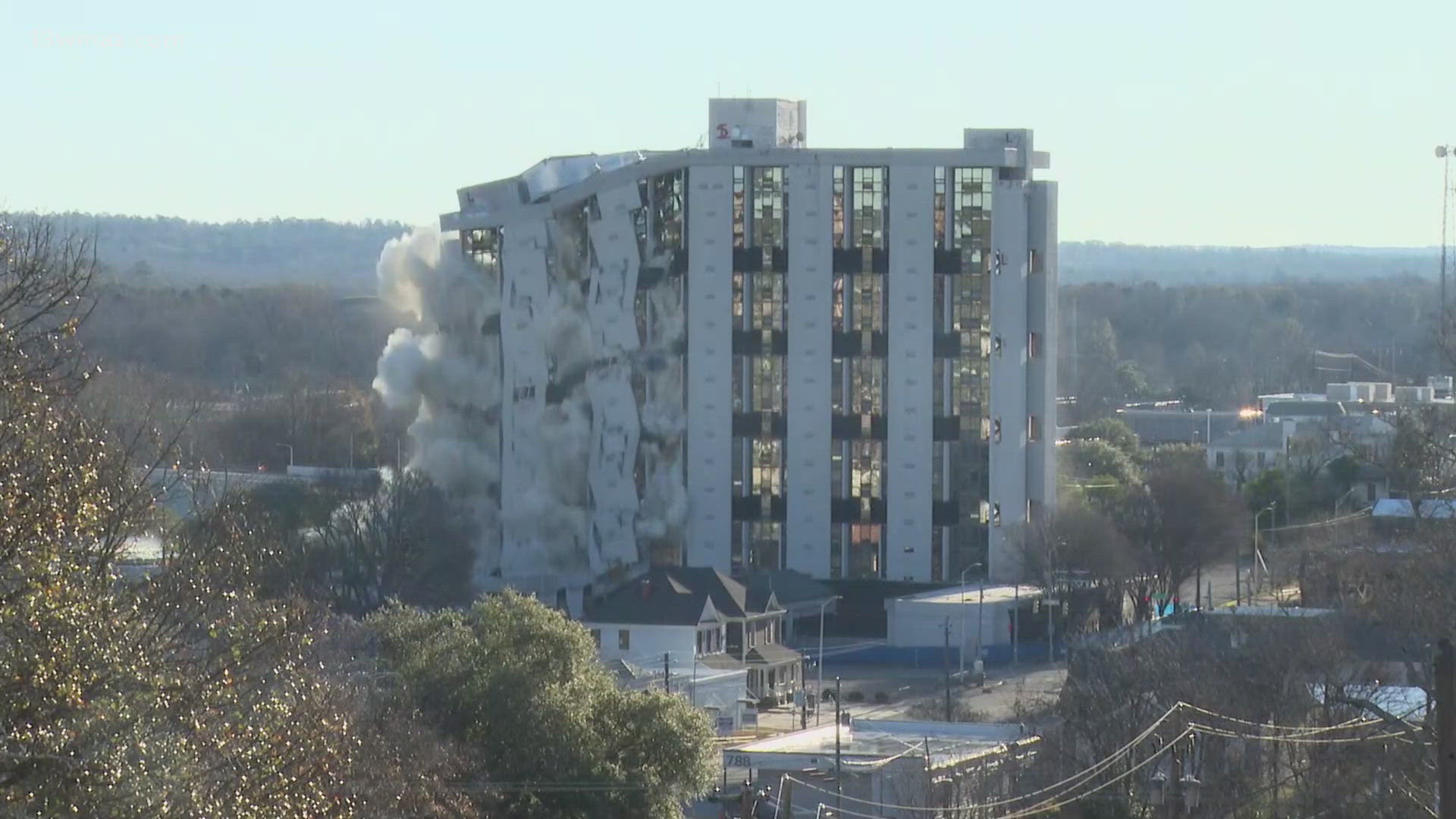 Jan 1, 2025 | 13WMAZ continues Ramada implosion coverage