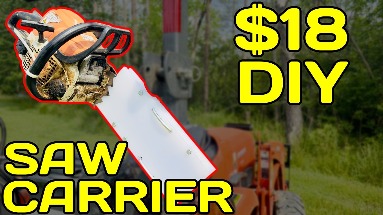 DIY Tractor Upgrade; Chainsaw Scabbard