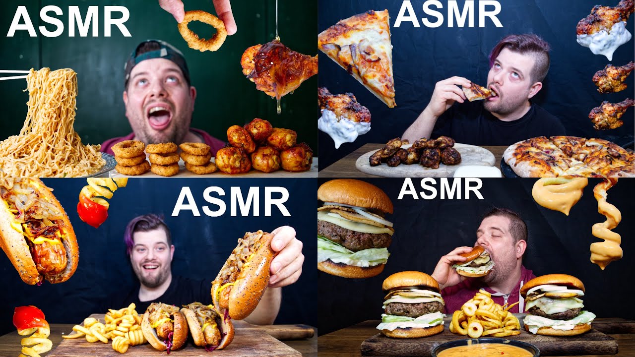 ASMR Savage Eating Compilation *real Eating Sounds*