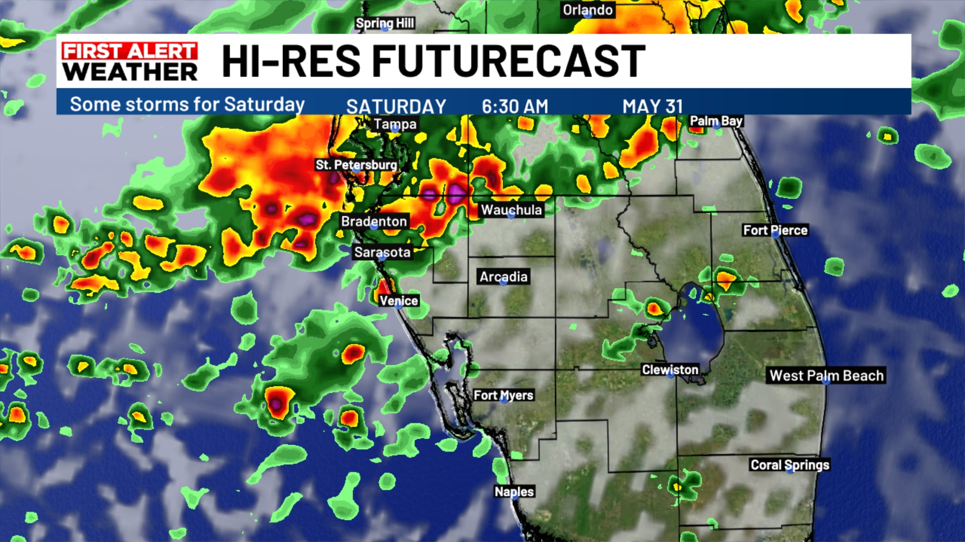 First Alert Weather Day on Saturday as cold front brings storms