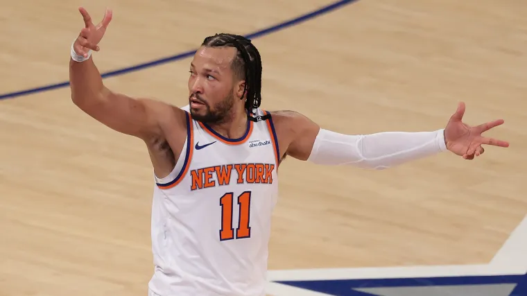 Jalen Brunson stats: Star guard makes history, helps Knicks fend off ...