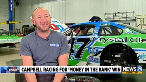 Campbell racing for 'Money in the Bank' win
