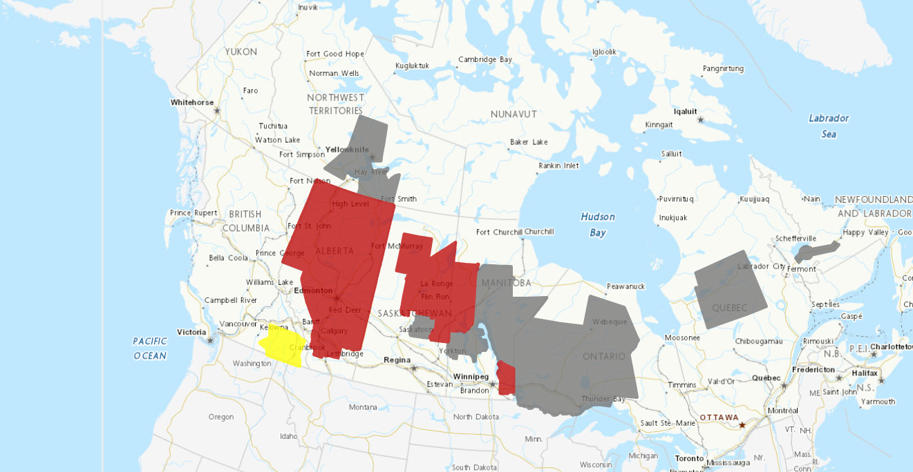 Alberta emergency alert activated amid severe thunderstorm and 130 km/h ...