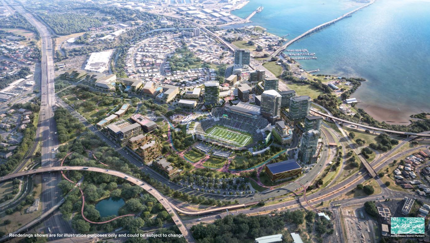 Demolition of Aloha Stadium begins
