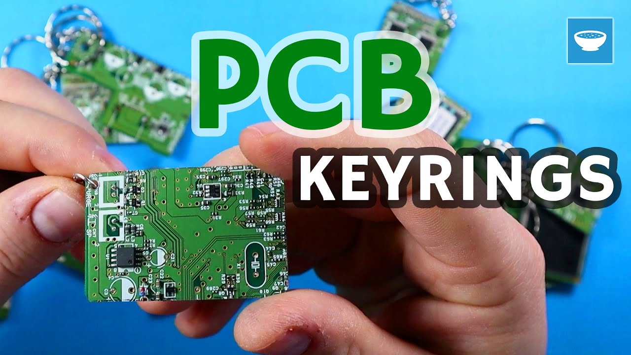How To Make Beautiful PCB Keyrings From Recycled Printed Circuit Boards
