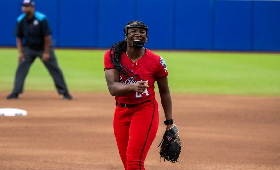 Red Raider softball wins first ever WCWS game
