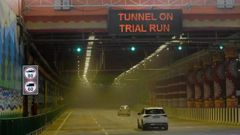 NHAI begins trial runs on new tunnel connecting Dwarka Expressway to ...