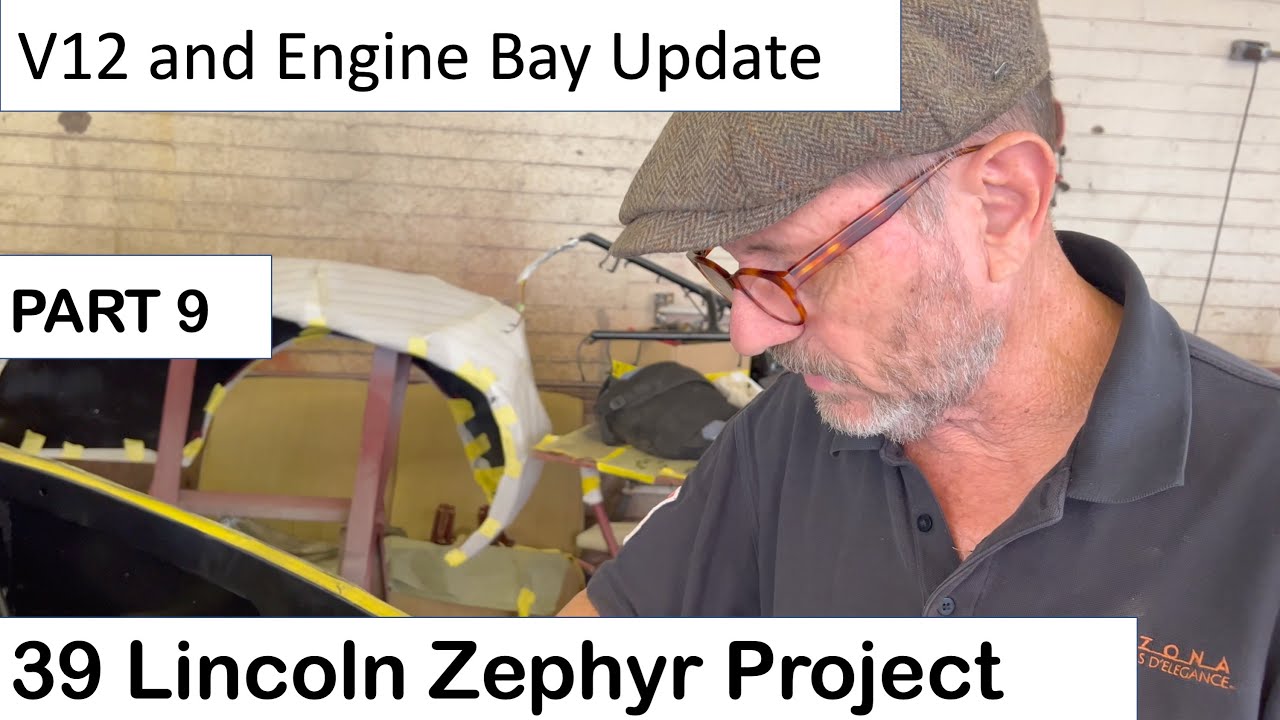 39 Zephyr Part 9: Engine Bay Update on the 1939 Lincoln Zephyr V12 ...