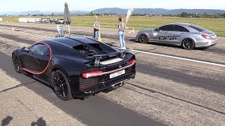 900HP BRABUS CLS63 AMG vs Bugatti Chiron – Insane Supercar Showdown!