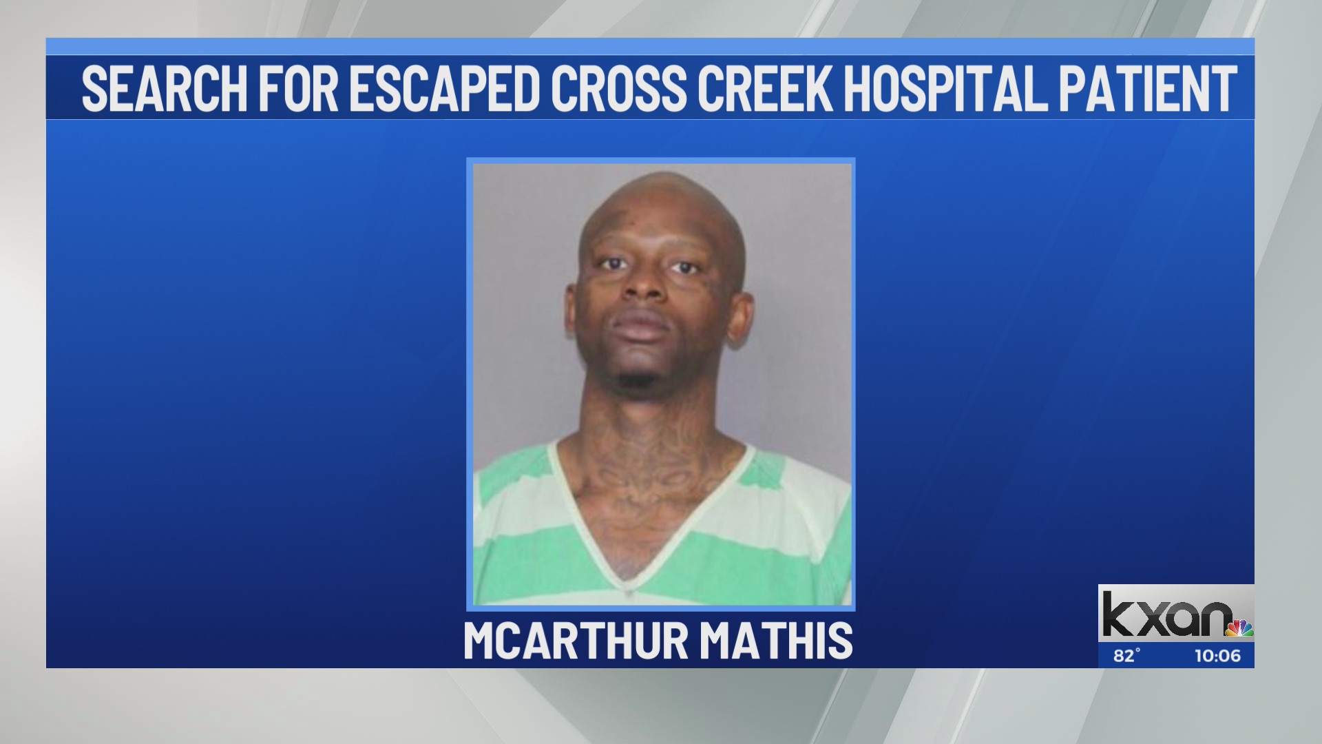 Authorities searching for escaped Cross Creek Hospital patient