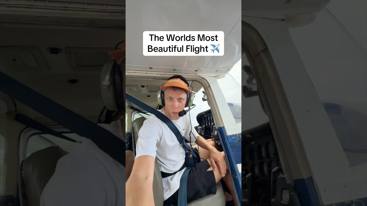 The Worlds Most Beautiful Flight (Palau)