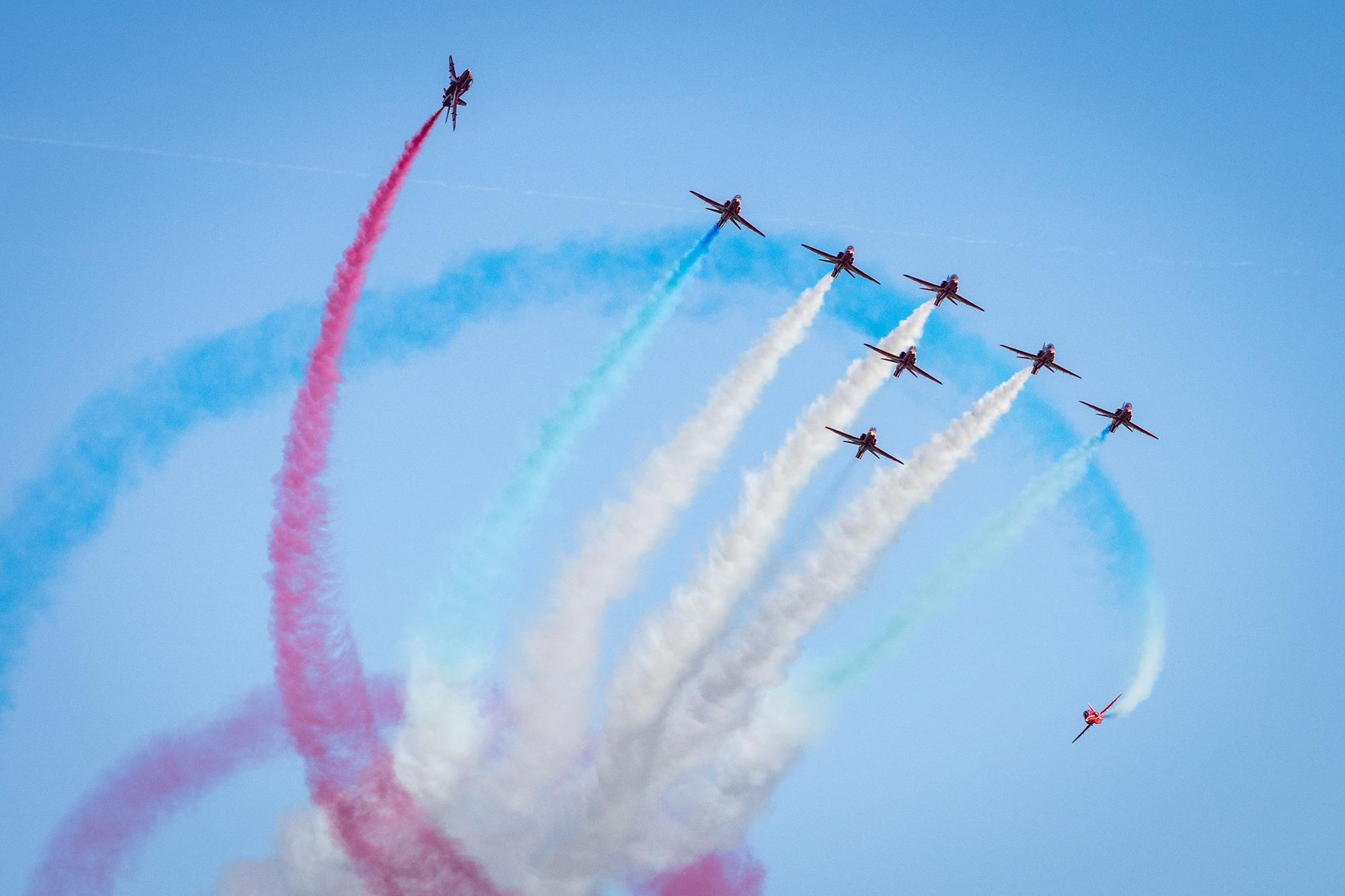 Red Arrows to fly over south Warwickshire over the next few days - here ...
