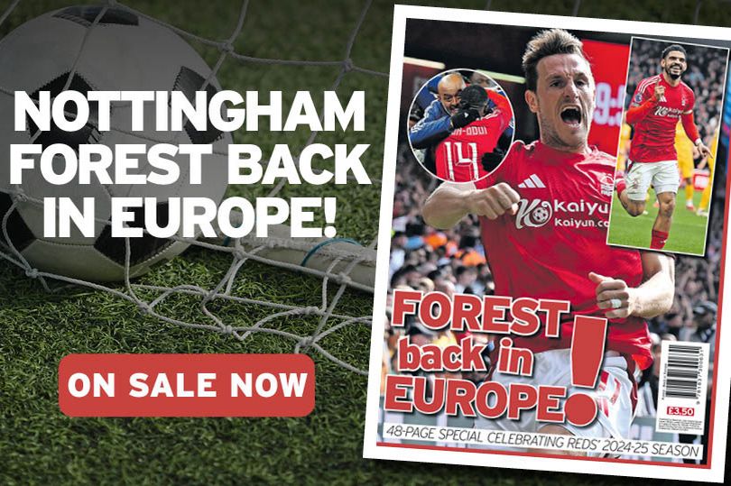 Get your Nottingham Forest back in Europe celebration souvenir edition