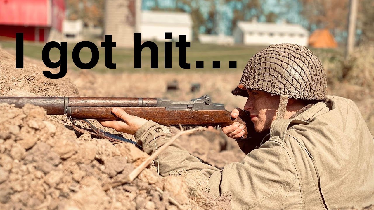 Took a Hit! Frontline Action in a WWII Reenactment