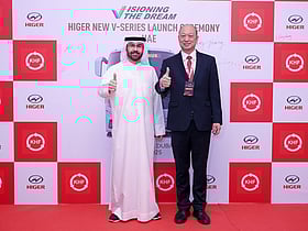 China’s leading bus manufacturer Higer unveils latest V-Series in Dubai