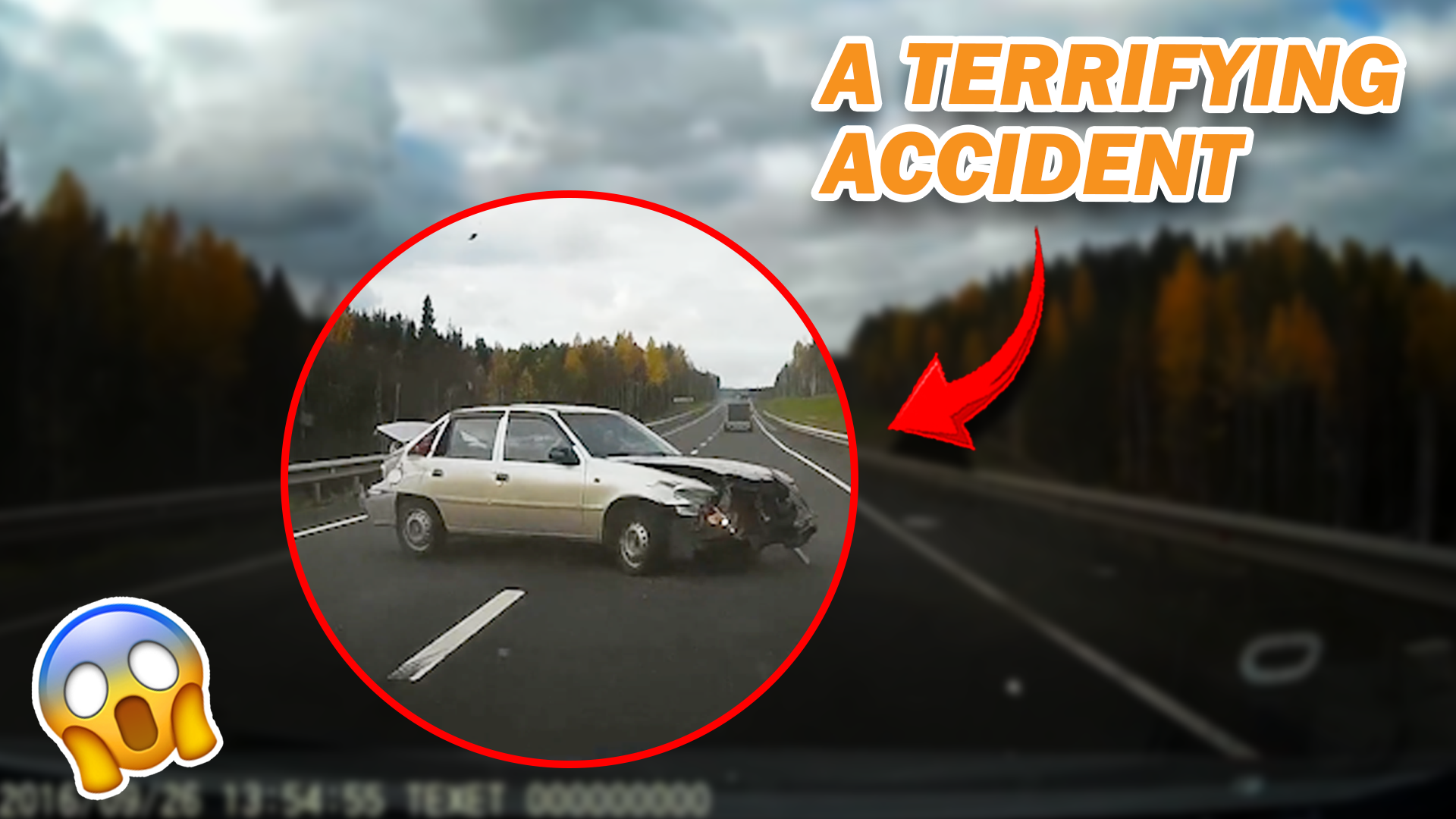 Auto-ongeluk Vastgelegd | Altijd Blijven Opletten op de Weg!