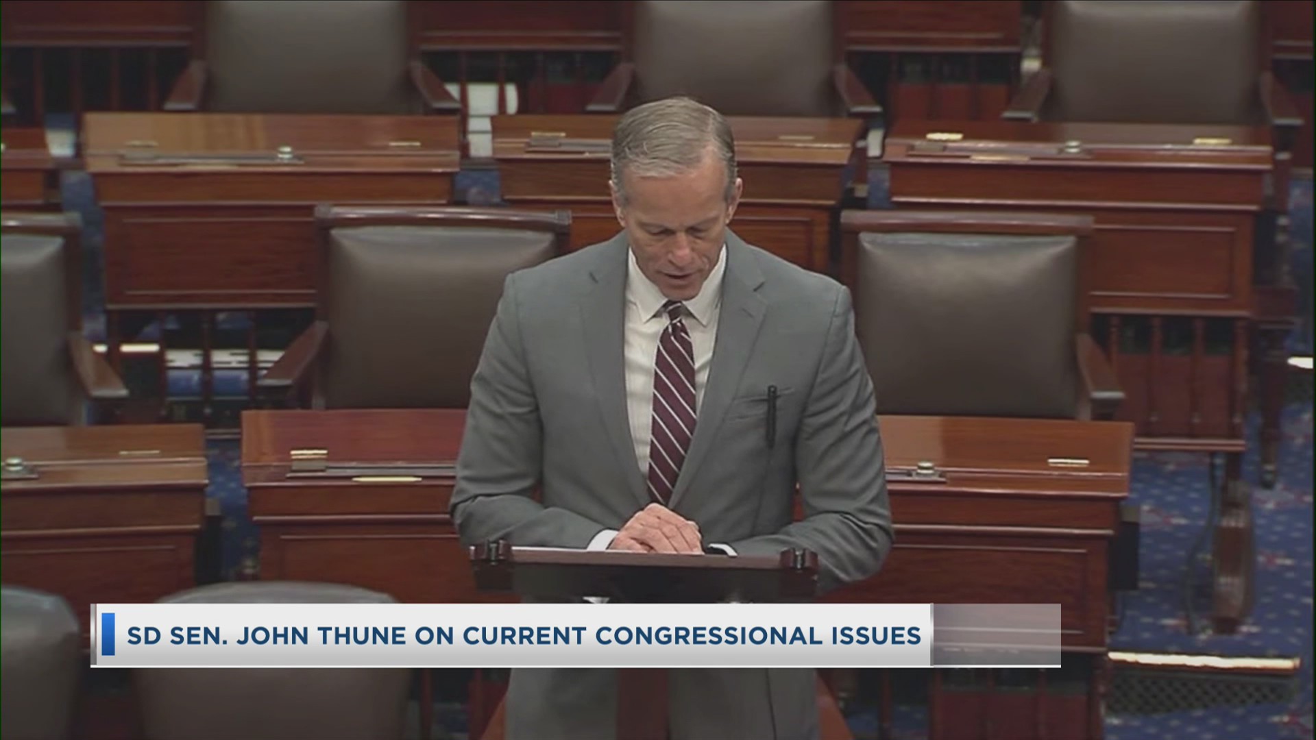Thune On Current Congressional Issues