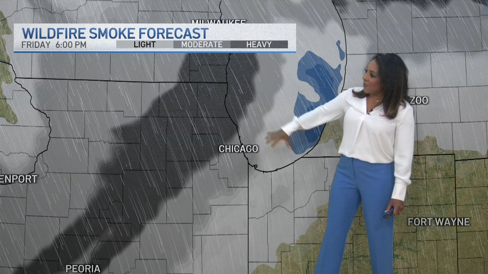 Thick, heavy wildfire smoke to move into Chicago area; air quality ...