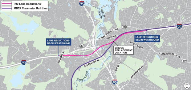 Mass Pike construction underway as lane closures cause major ...