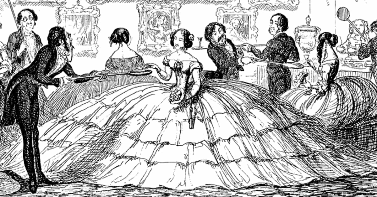 Purpose of Those Giant Victorian Skirts