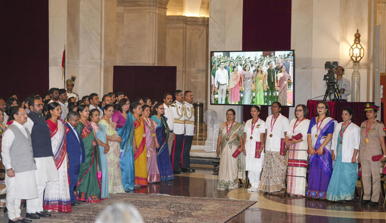 President Murmu confers National Florence Nightingale Awards 2025 to 15 ...