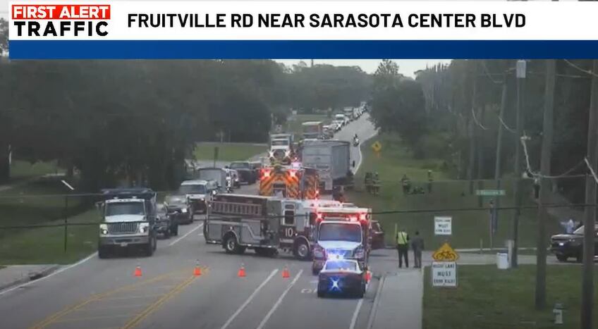 Major crash blocks Fruitville Road