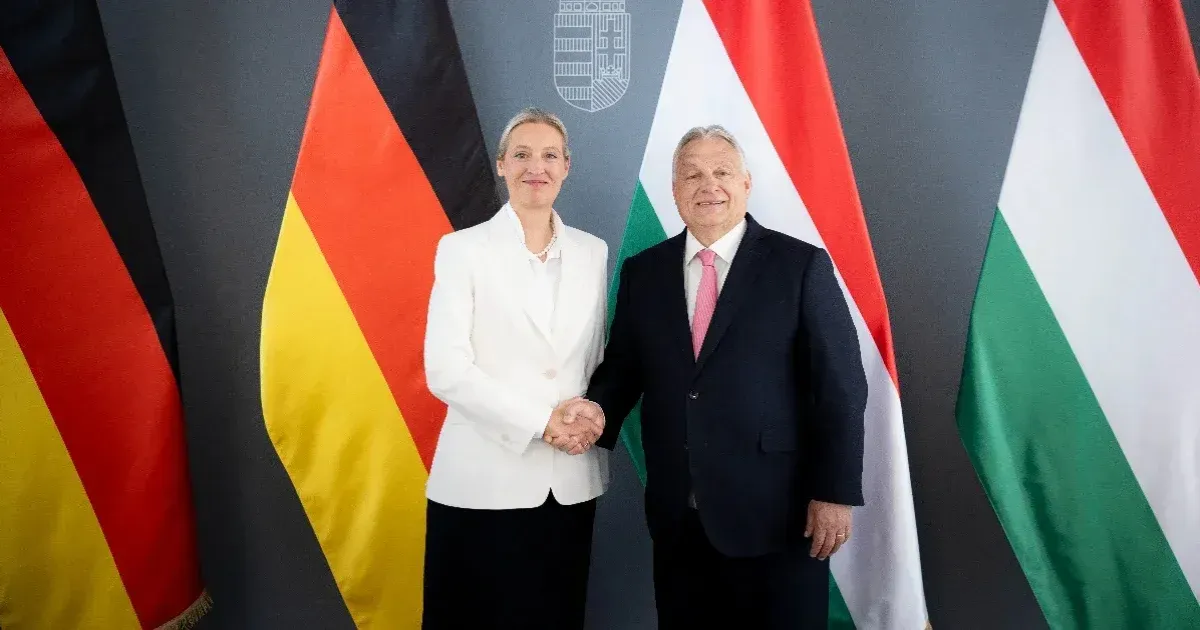 Alice Weidel pops in to see Orbán after speaking at CPAC about her ...