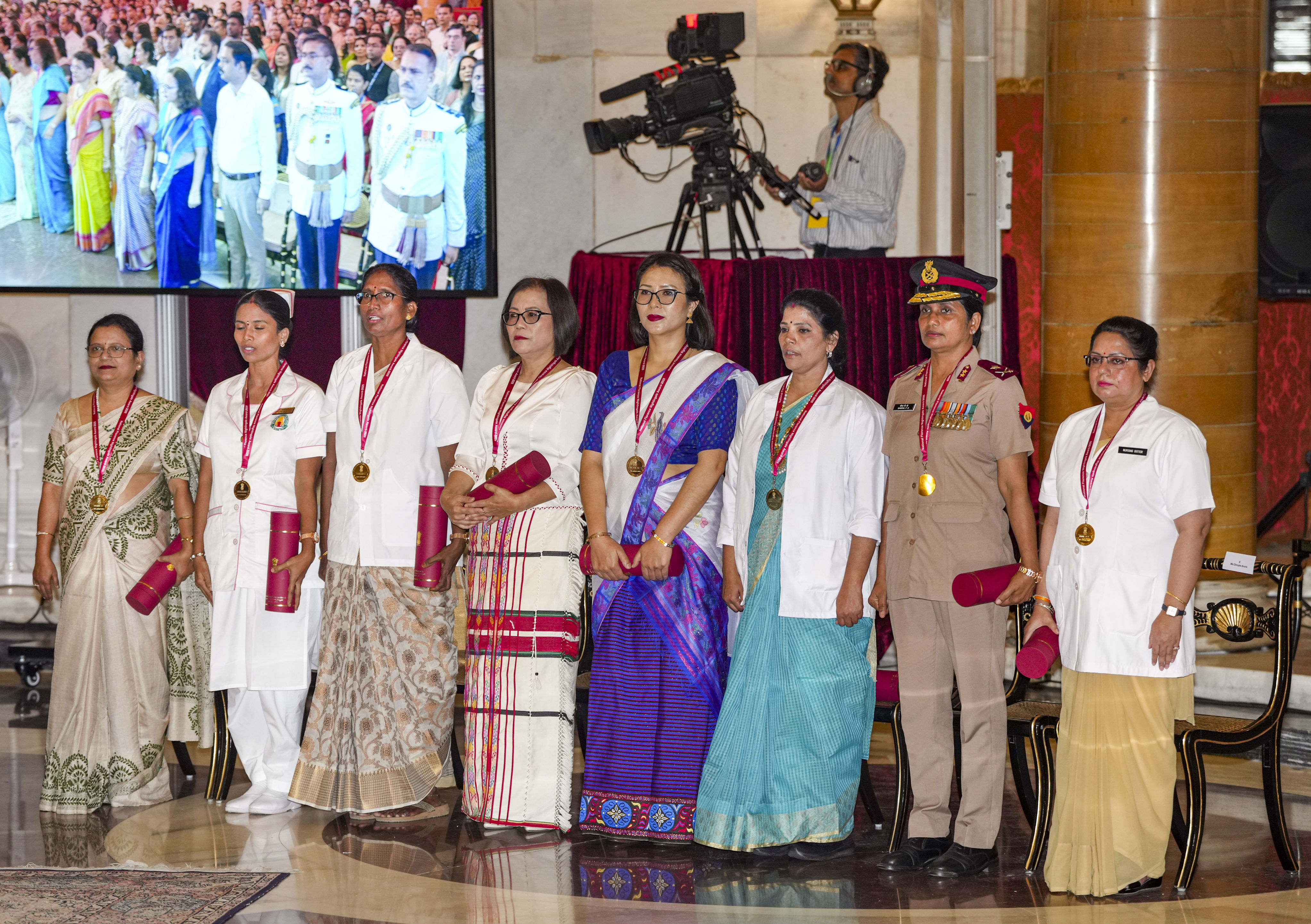 President Murmu confers National Florence Nightingale Awards 2025 to 15 ...