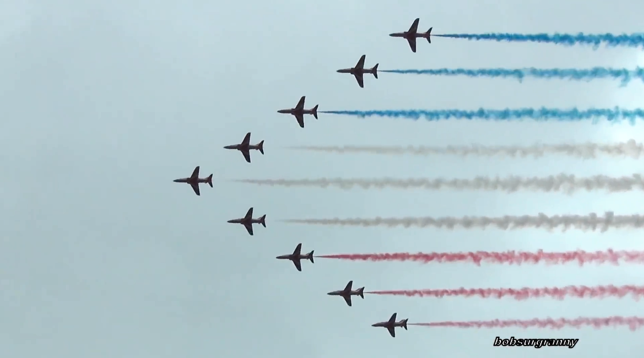 22 RAF Typhoons in 100 Formation Flyover – A Sky Tribute to 100 Years ...