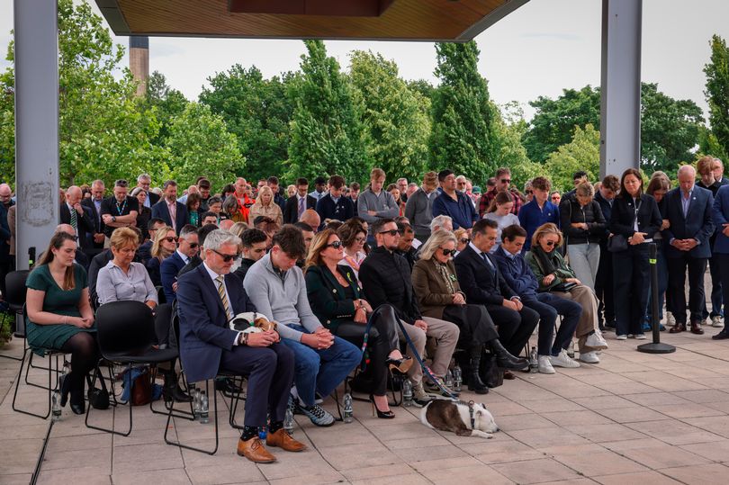 Poignant display of colour to honour the victims of the Nottingham attacks