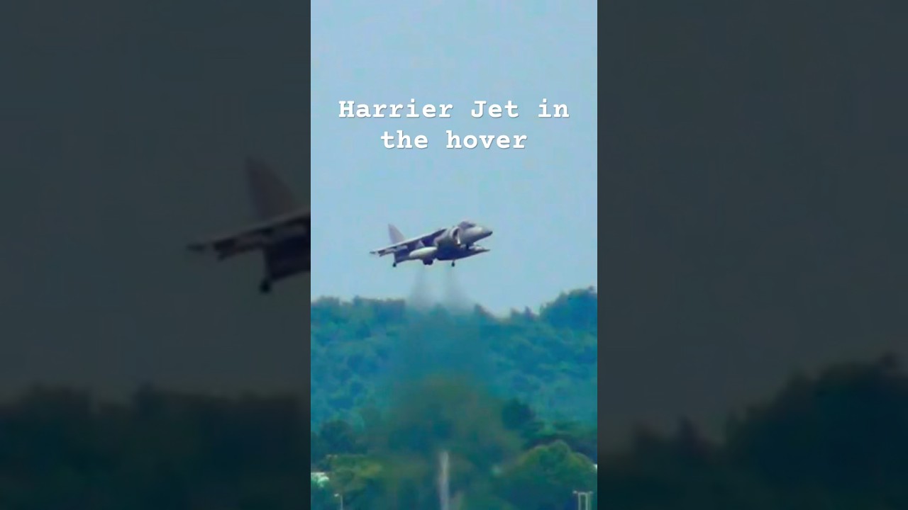 Harrier Jet Hovering