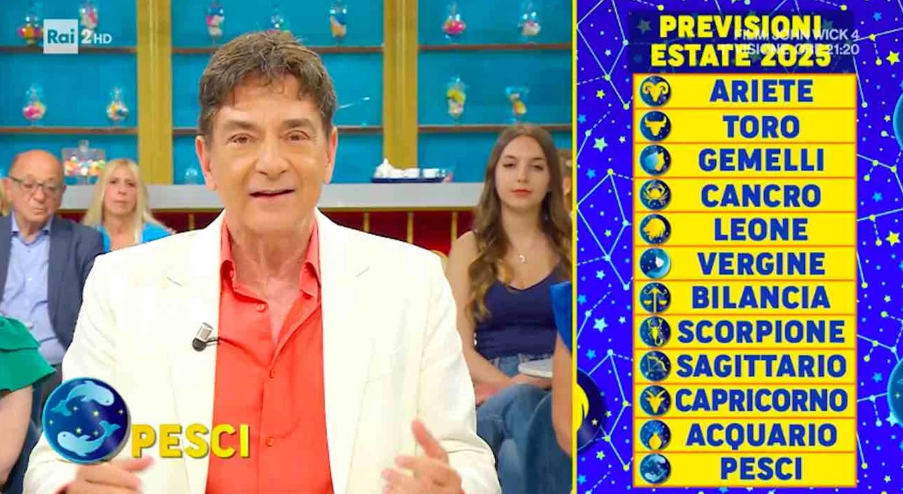 Oroscopo di Paolo Fox, la classifica dei segni fortunati per l'Estate 2025: ecco i voti segno ...