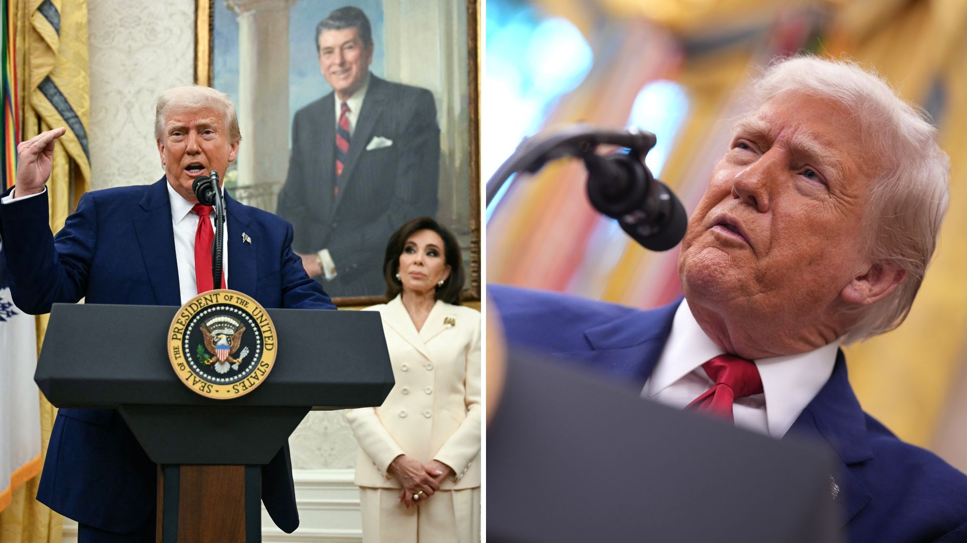 „Trump kneift immer“: Trump sauer auf Journalistin