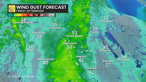 Hot temperatures, powerful winds: Big weekend weather concerns on the ...