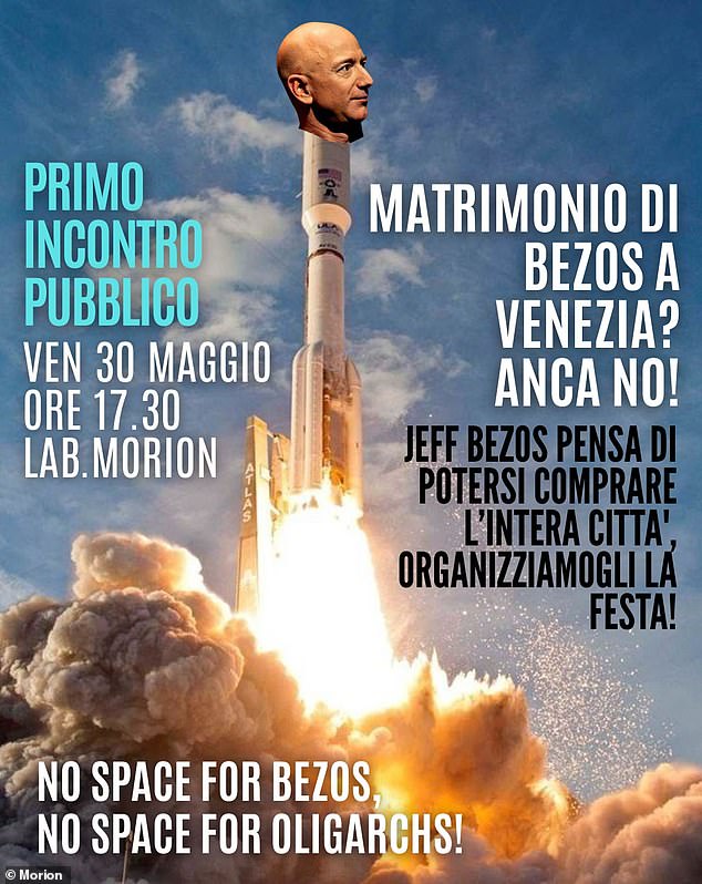 Jeff Bezos and Lauren Sanchez's lavish Italian wedding threatened by ...